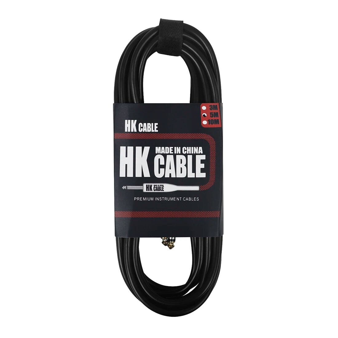 Кабель гитарный HK Cable 6,35 мм, 5M, черный