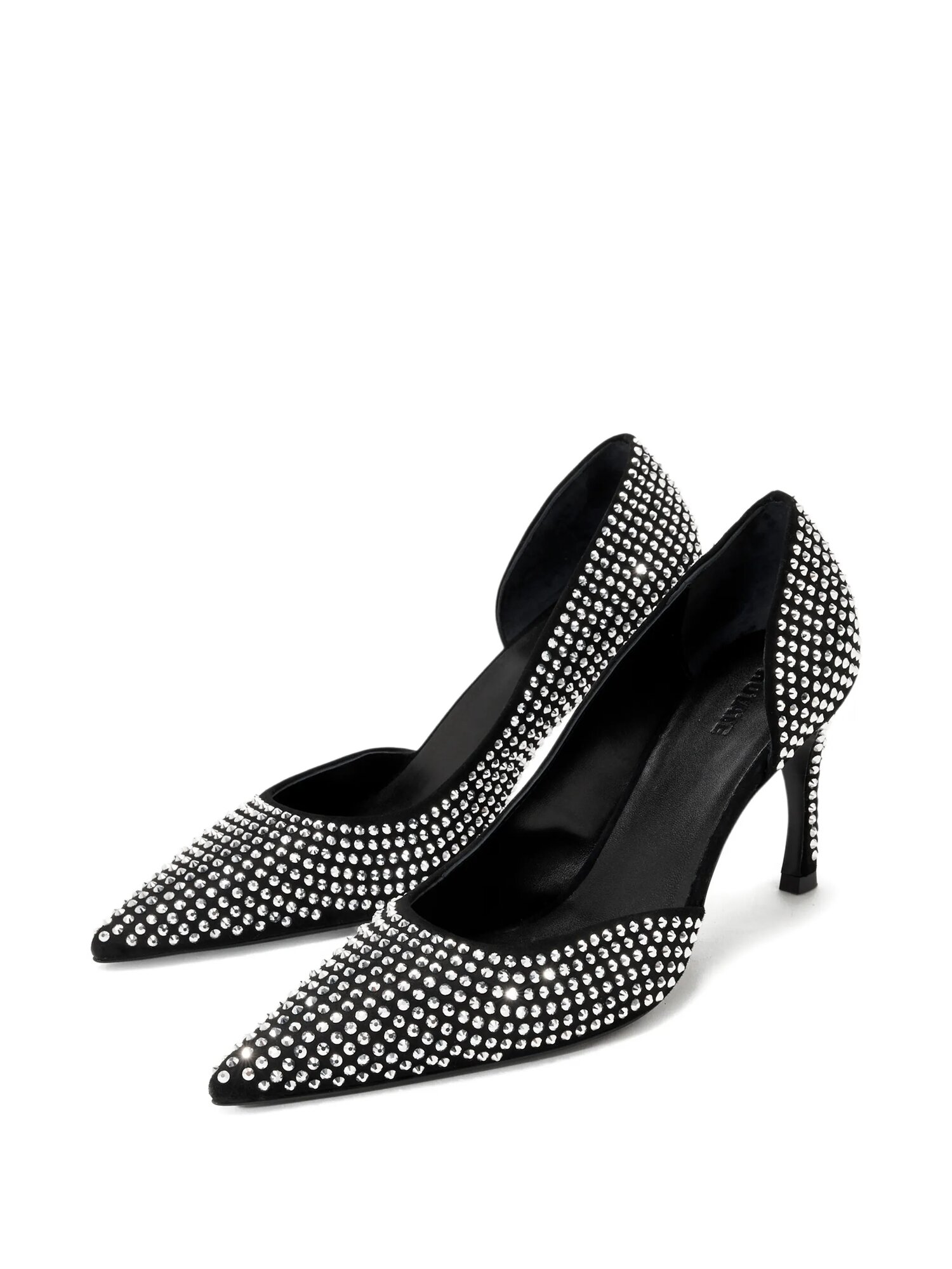 Туфли ROTATE Rhinestone stiletto pumps, размер 36, черный — фото 1