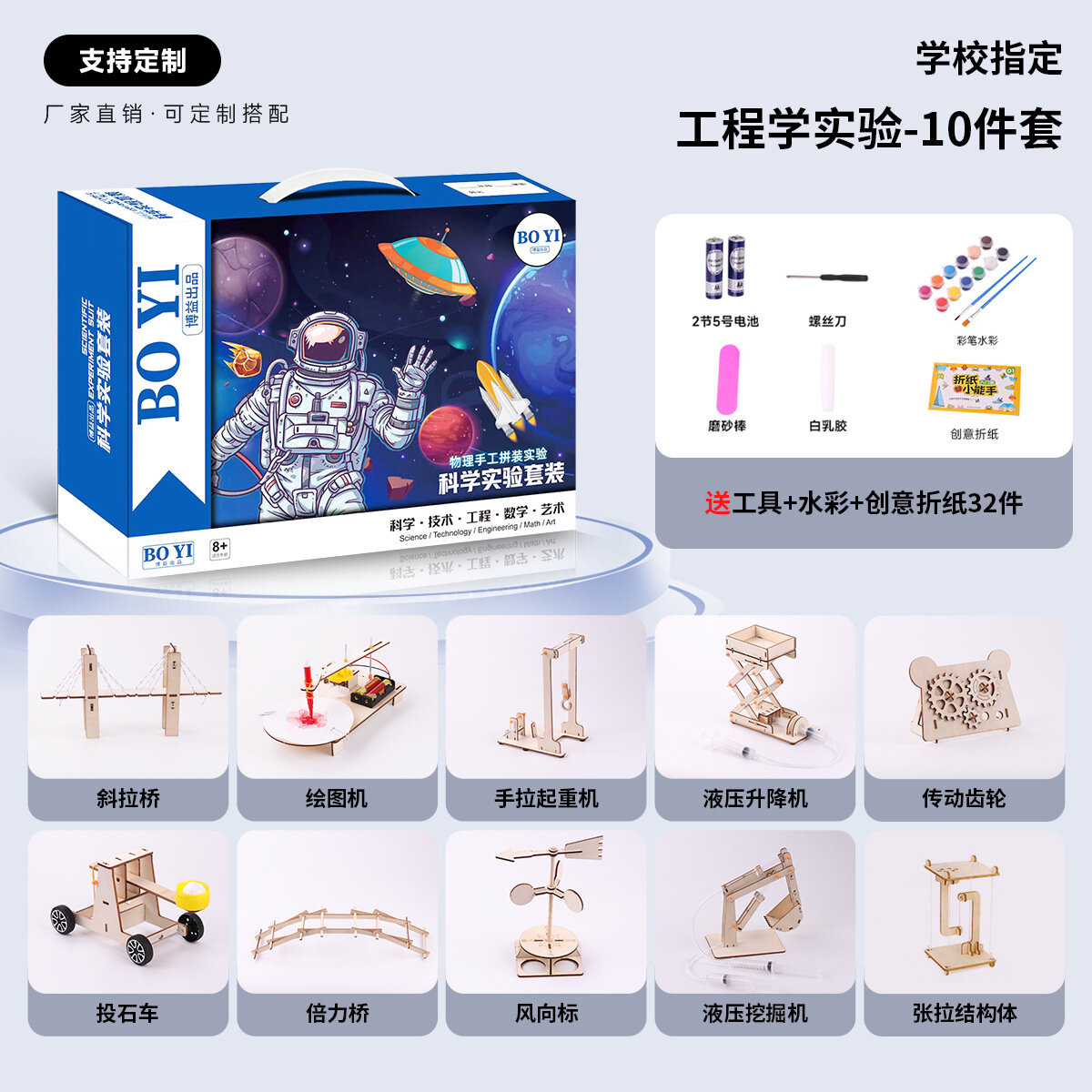 Набор для научных экспериментов в детском саду, набор для творчества по физике, небольшой подарок, игрушка для раннего развития детей, оптовая продажа образовательных игрушек.