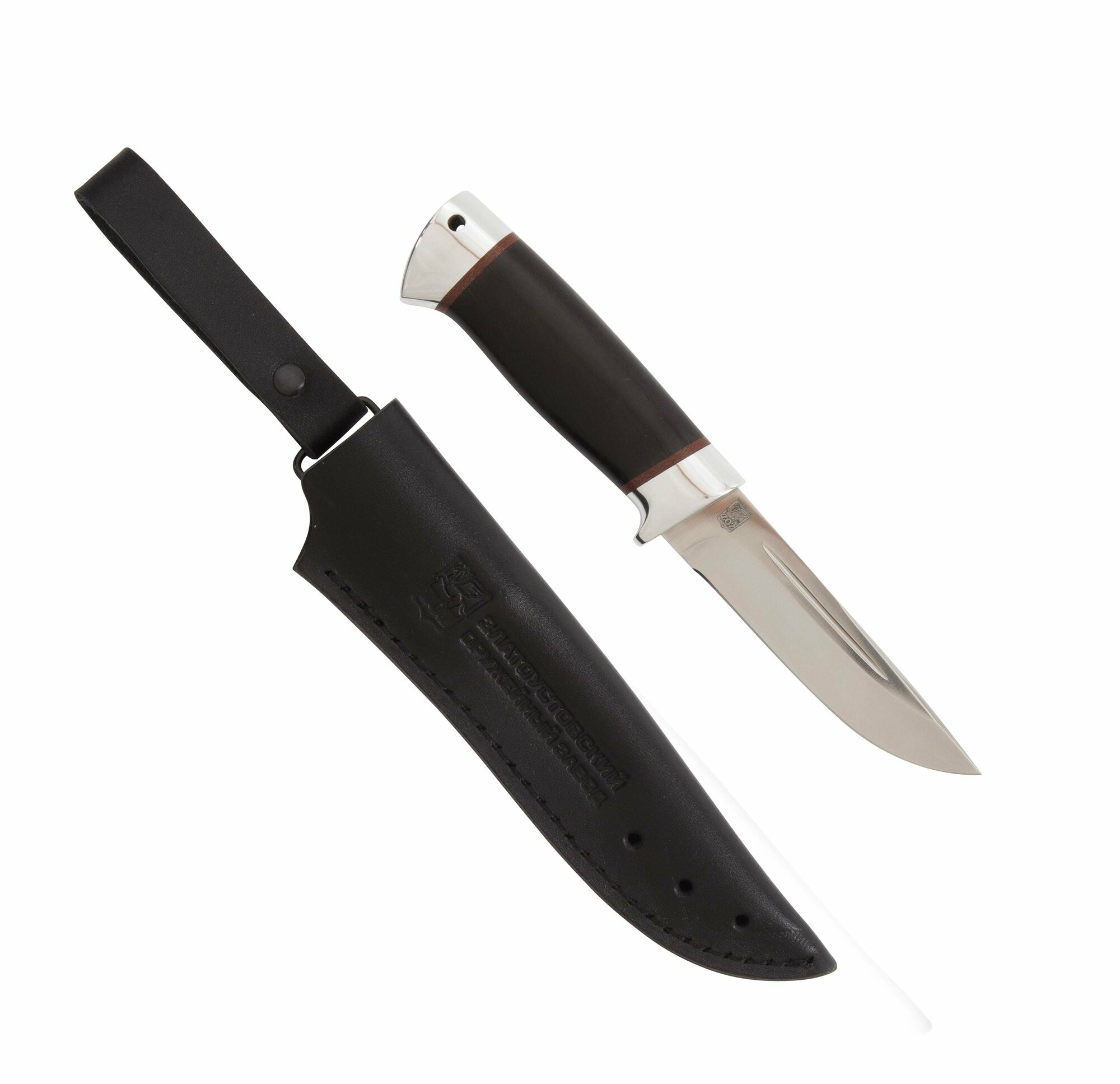 Нож Златоустовский оружейный завод "Риф" (сталь 95x18, граб-ал.)