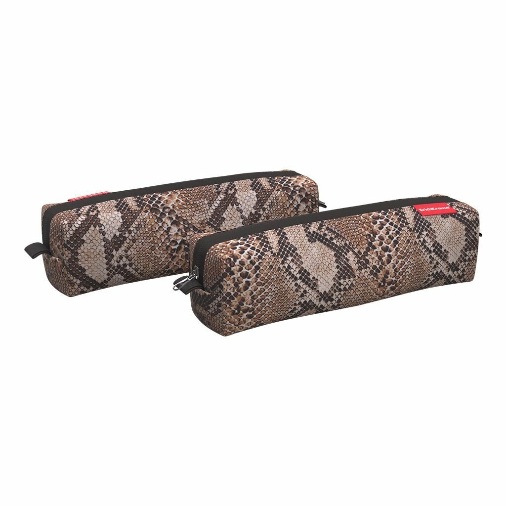 Пенал квадро без наполнения Python Print 210x50x50мм ErichKrause