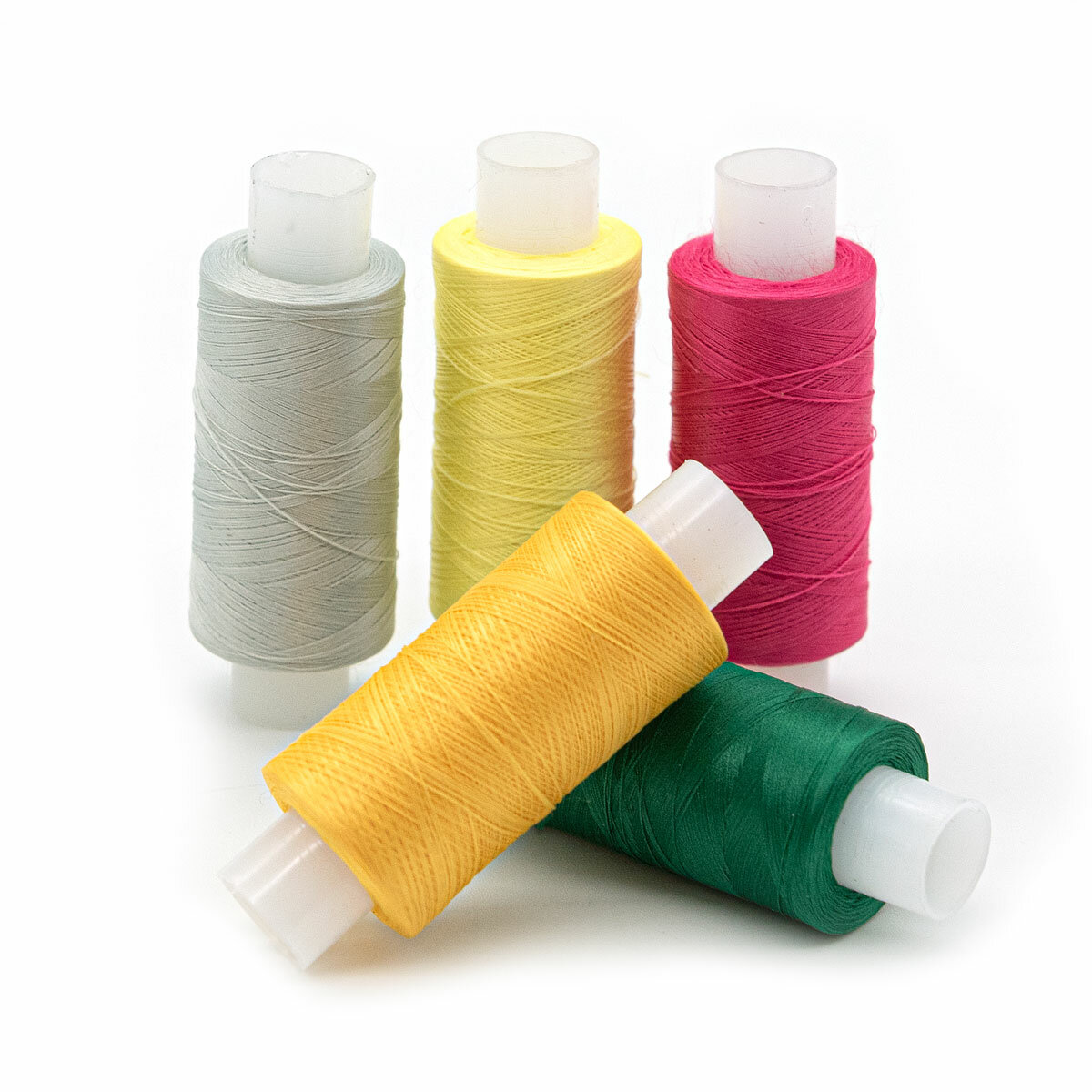 Нитки швейные оверлочные набор ассорти №1, 300 м, 5 шт, НИТ-КА