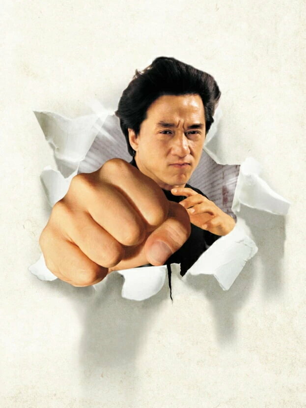 Плакат, постер Джеки Чан, Jackie Chan на бумаге, размер 30х42см