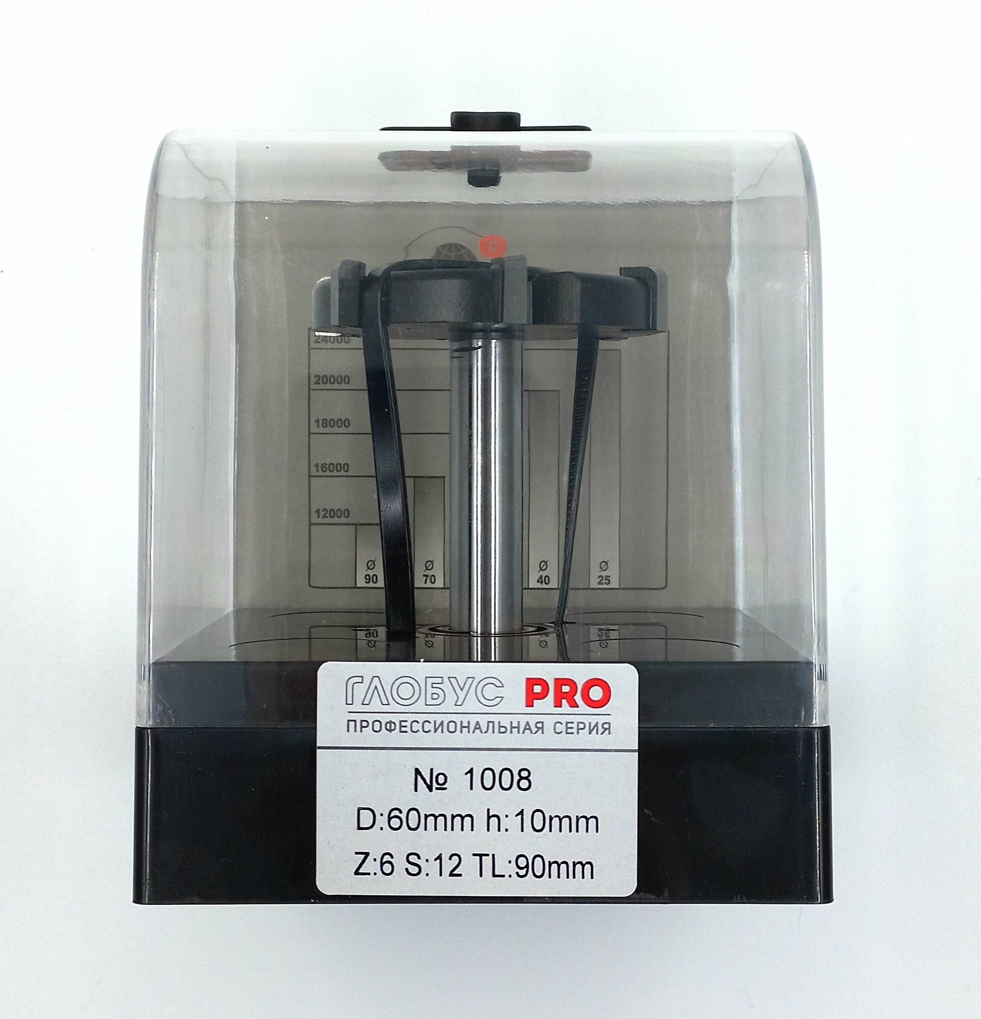 Фреза для выравнивания поверхности Globus PRO 1008 Z6 D 60x10 S12 slab