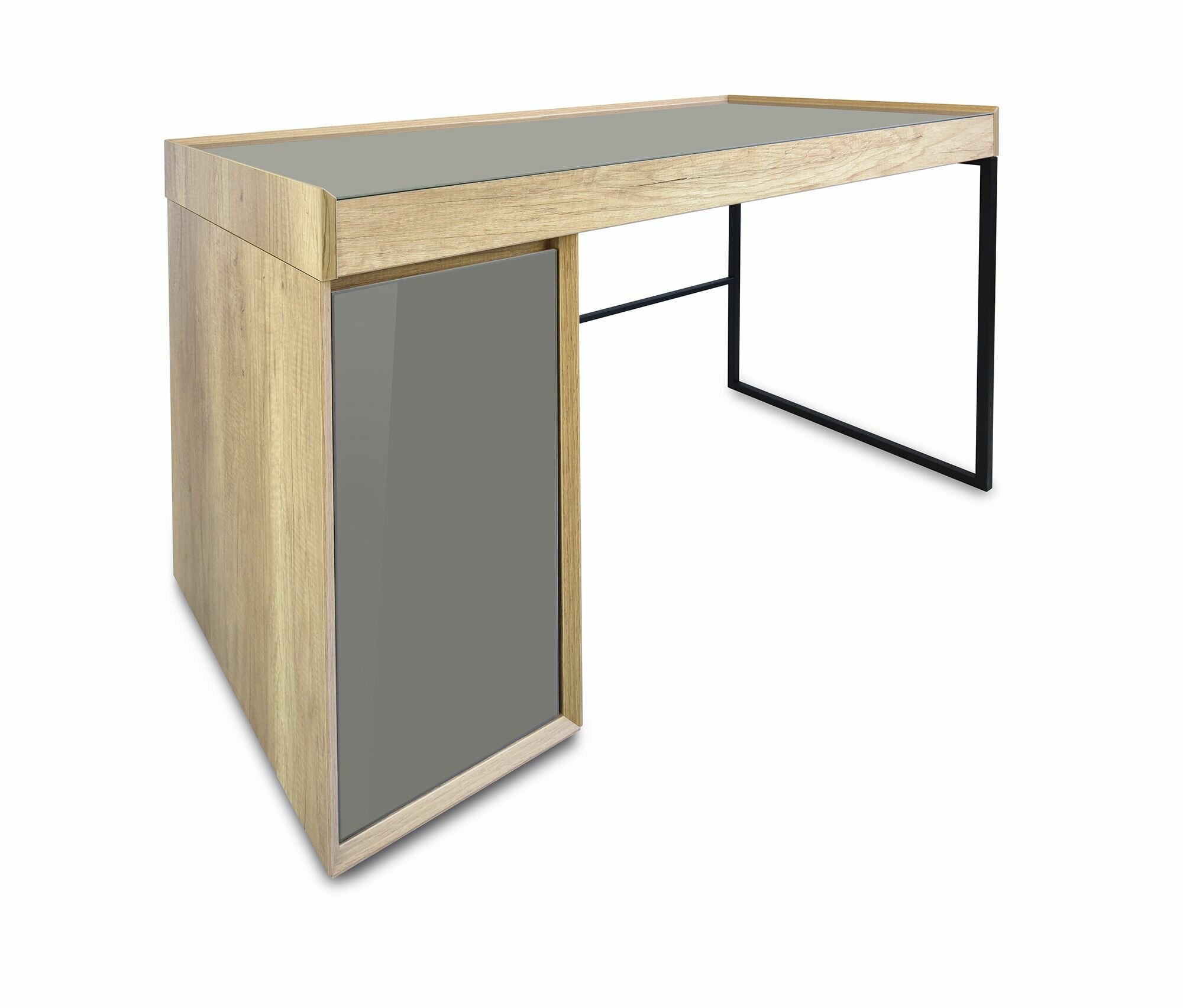 Стол письменный, METALDESIGN, Proxima MD 7072, 120х58х78 см, дуб каньон/серый графит