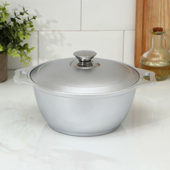 Кастрюля Kukmara 2 л, с алюминиевой крышкой