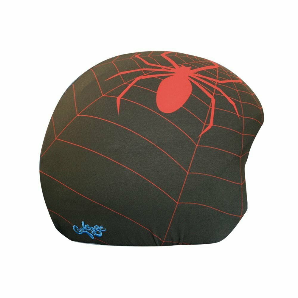 Нашлемник CoolCasc "Spider", универсальный, для спортивных шлемов, эластичный, защита от сколов, черный/красный