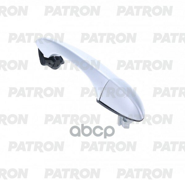 Ручка наружная двери задн лев BMW X5 E53 00-06 (серебр) PATRON арт. P20-0259R