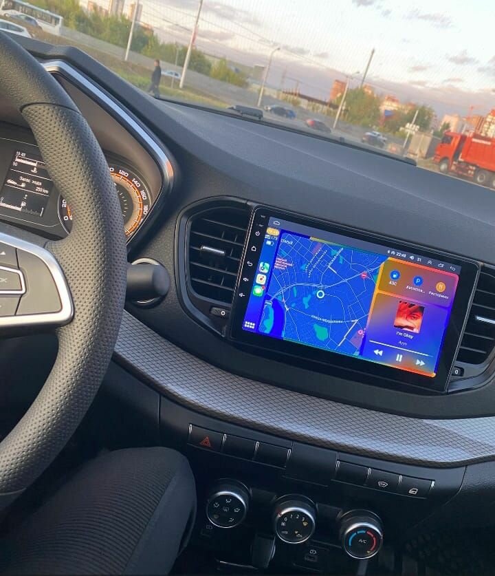 Автомагнитола ЛАДА Веста 2023 (4+64гб) Андроид магнитола LADA Vesta с навигацией, экран 9 дюймов