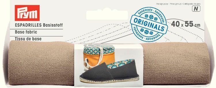 Материал для верха эспадрильи 40*55см, 100% хлопок, морского песка PRYM 932414