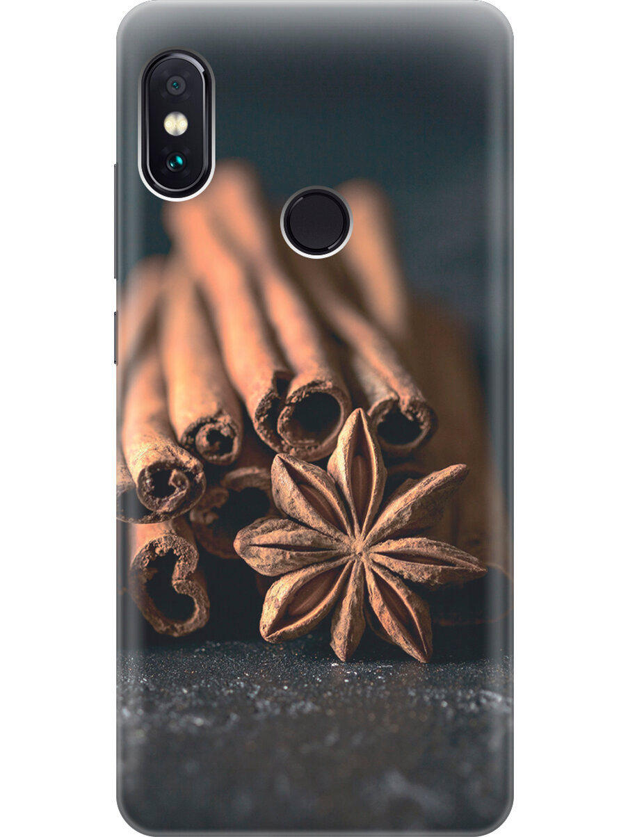 Силиконовый чехол на Xiaomi Redmi Note 5, Note 5 Pro, Сяоми Редми Ноут 5, Ноут 5 Про с принтом "Корица"