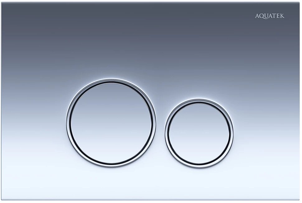 Кнопка смыва Aquatek KDI-0000018 для инсталляции, хром