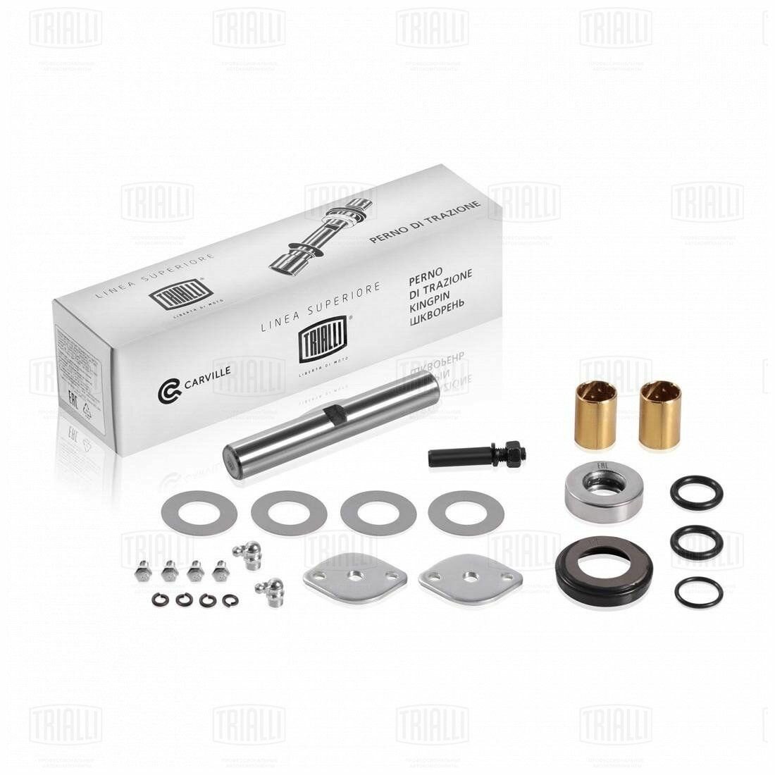 Ремкомплект поворотного кулака для а м ГАЗ 3302 кмпл. 1 шкворень c подшип. TRIALLI SH 0320