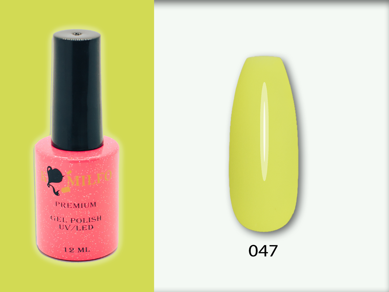 047 KOMILFO гель лак 12 мл.