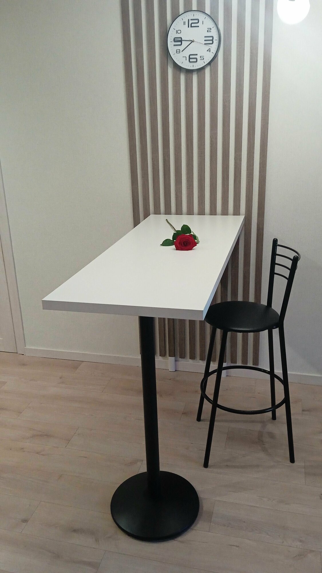 Барная стойка БС-2Ч Белая матовая пр