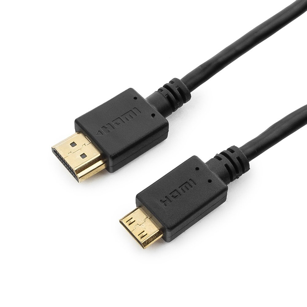 Кабель Cablexpert HDMI-mini HDMI 19M/19M 3.0м v2.0 3D Ethernet медь, позол. разъемы, экран, черный
