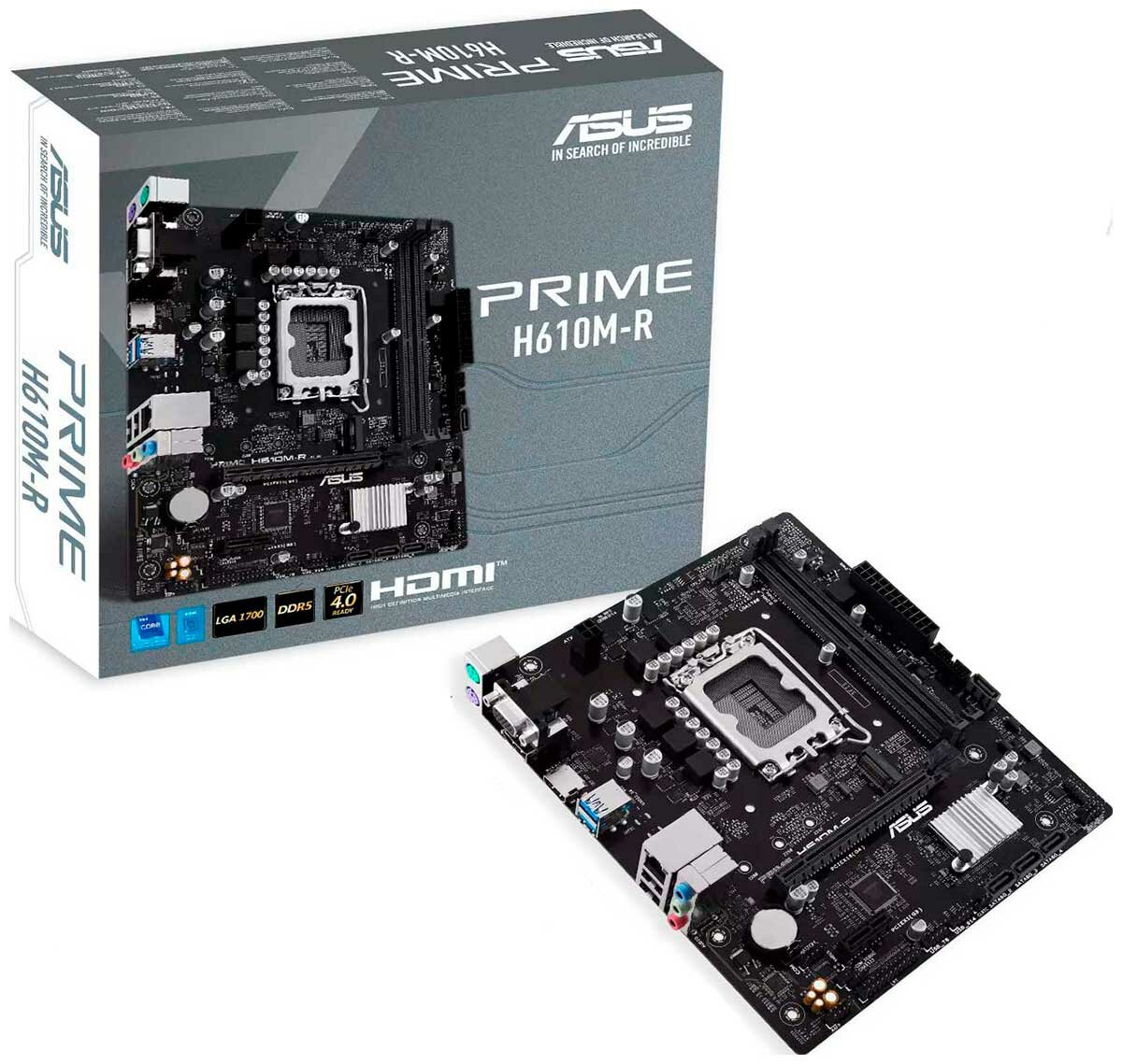 Материнская плата Asus PRIME H610M-R-SI (LGA1700, mATX)