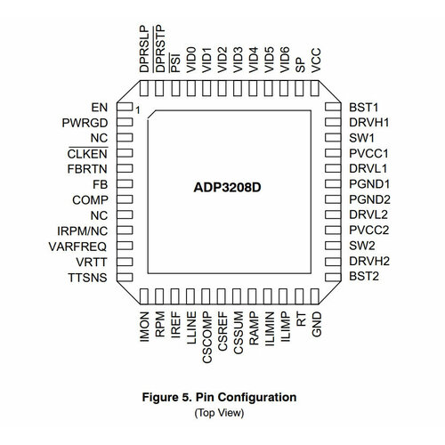 Купить Микросхема NCP3208D - цена: 290 ₽, характеристики, описание ...
