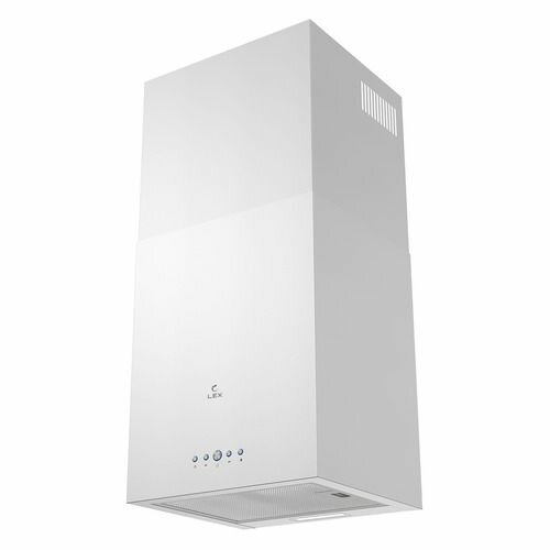 Вытяжка каминная LEX Mono 400, белый, кнопочное управление [chti000417]