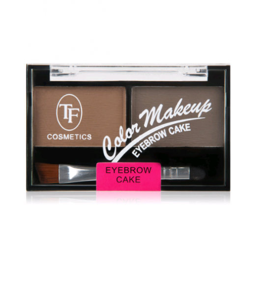 Triumph Cteb-01 - Color Makeup - Eyebrow Cake Двухцветные тени для коррекции бровей 6 г. №01 коричневая гамма