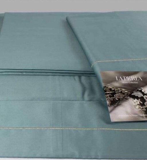 Комплект постельного белья LA PERLA CLEOPATRA CLPCOCO200X200PL-8 серо-зеленый
