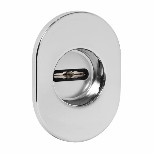 Fuaro Накладка на сувальдный замок ESC. S-auto. RLR/U/R.477 CP-8 хром (1 шт)