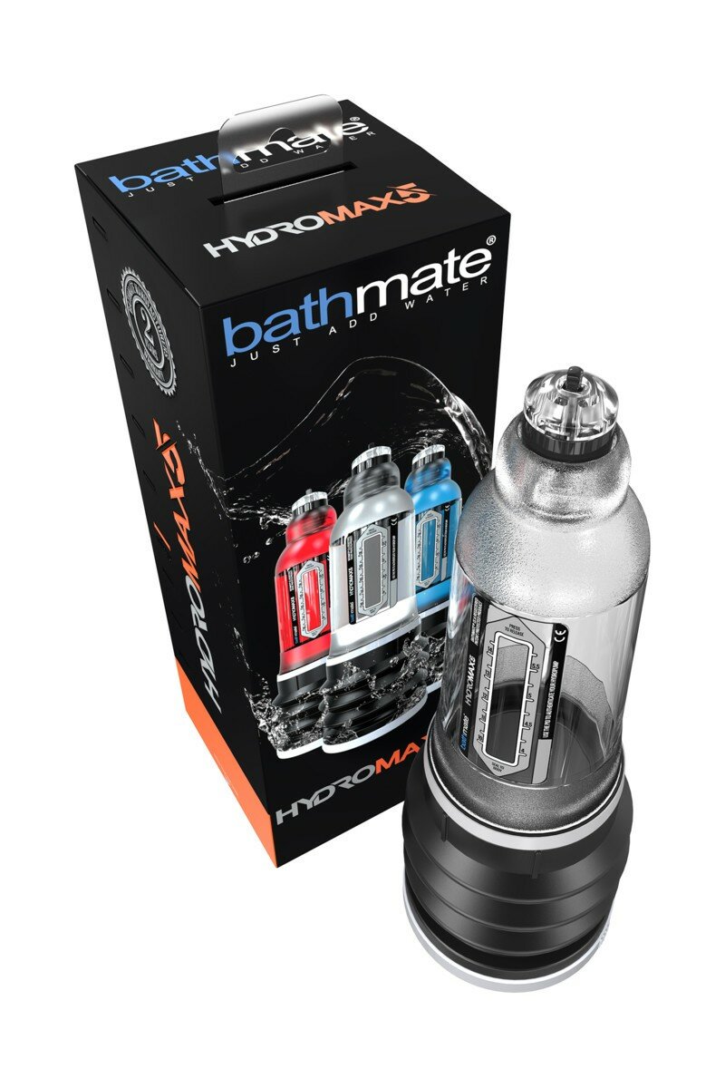 Вакуумная гидропомпа «Bathmate HydroMAX5» для мужчин, прозрачная — фото 1