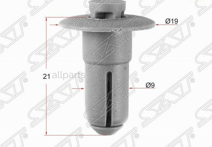 SAT ST-M10777 Клипса отделки FORD/CHRYSLER/DODGE (Продажа по 10шт)