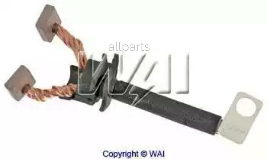 WAI 68-8327 Щетка стартера угольная Mazda Mitsubishi Nissan Subaru