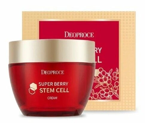 Крем для лица с экстрактом ягод Deoproce Superberry Stem Cell Cream, 50 мл