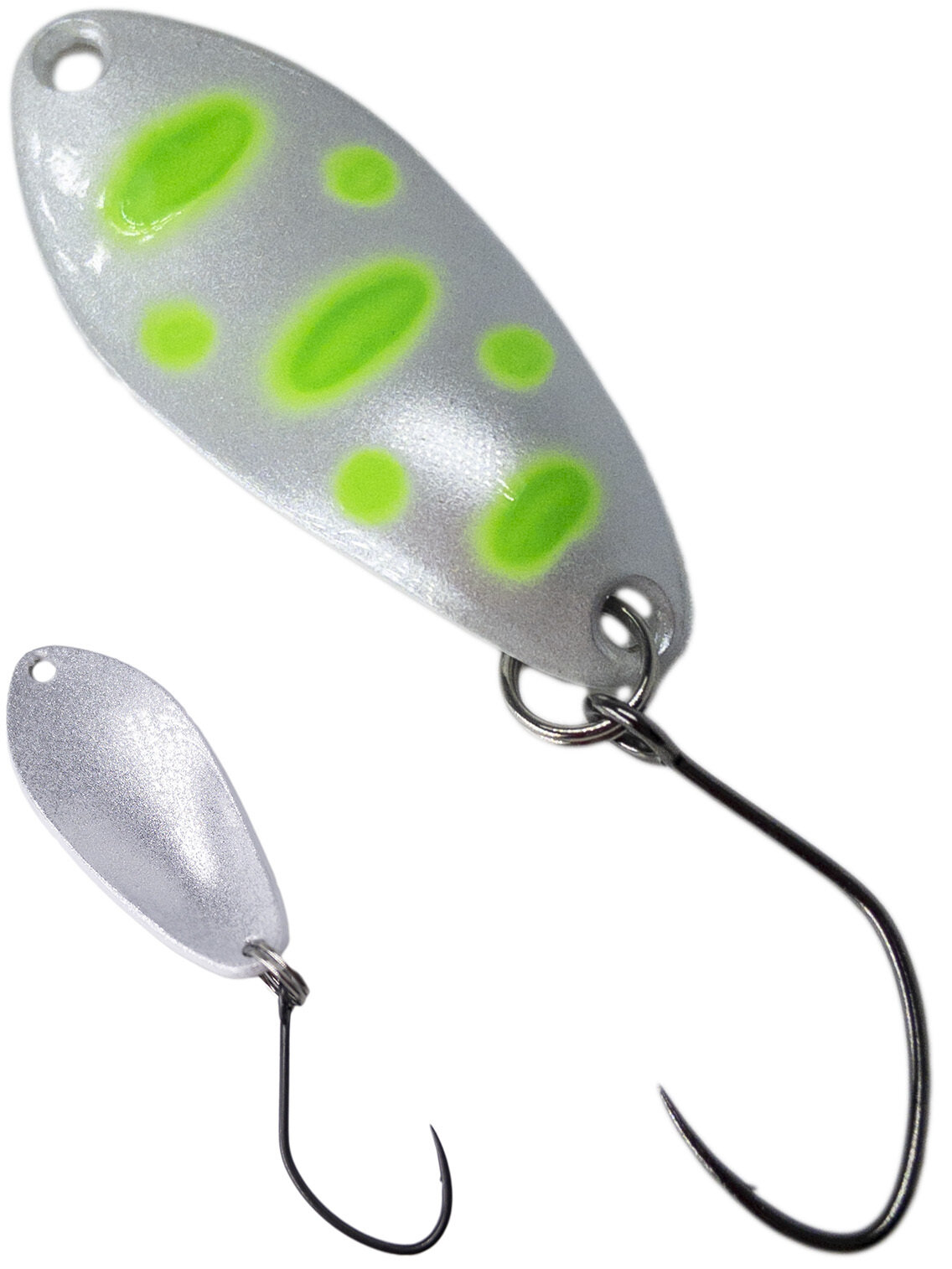 Набор 2ШТ Блесна колебалка Зябликов Пиксель 3 см. 3.6гр fluo