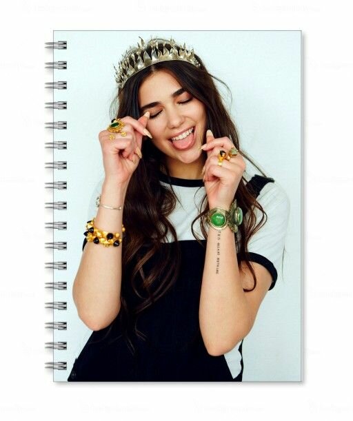 Тетрадь AnimaShop А4 Дуа Липа, Dua Lipa - 0010