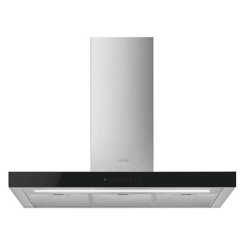Вытяжка козырьковая SMEG KBT9L4VN, управление сенсорное, нержавеющая сталь