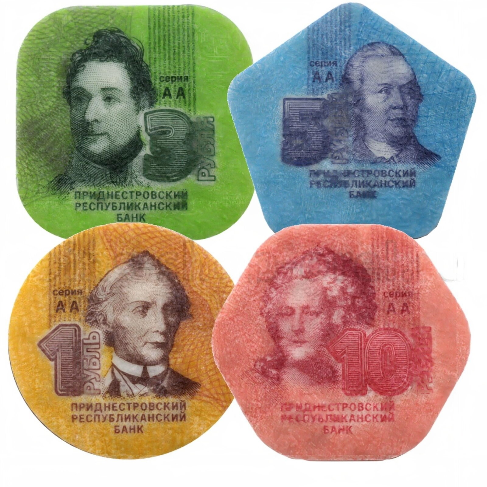 Набор монет 2014 Приднестровье композитные материалы