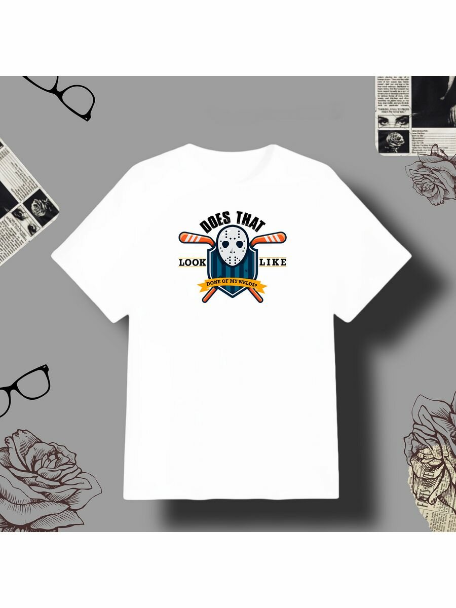 Футболка хоккей маска