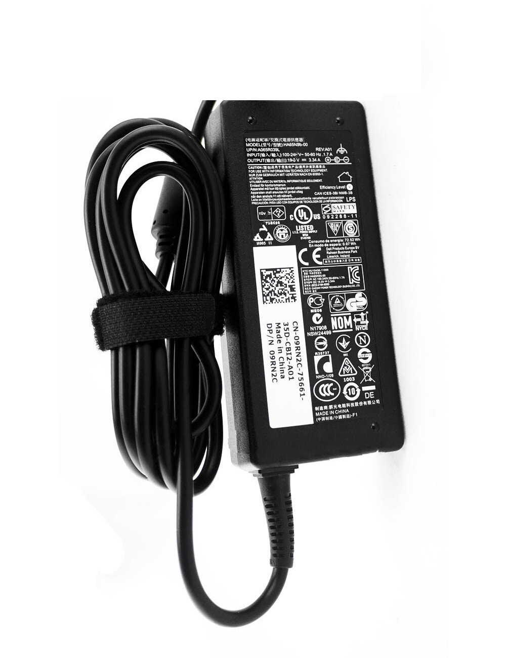 Адаптер блок питания для ноутбука DELL Inspiron 15 5000 5570 P75F P75F001 19,5V-3,34A (4.5-3.0mm) (65W)