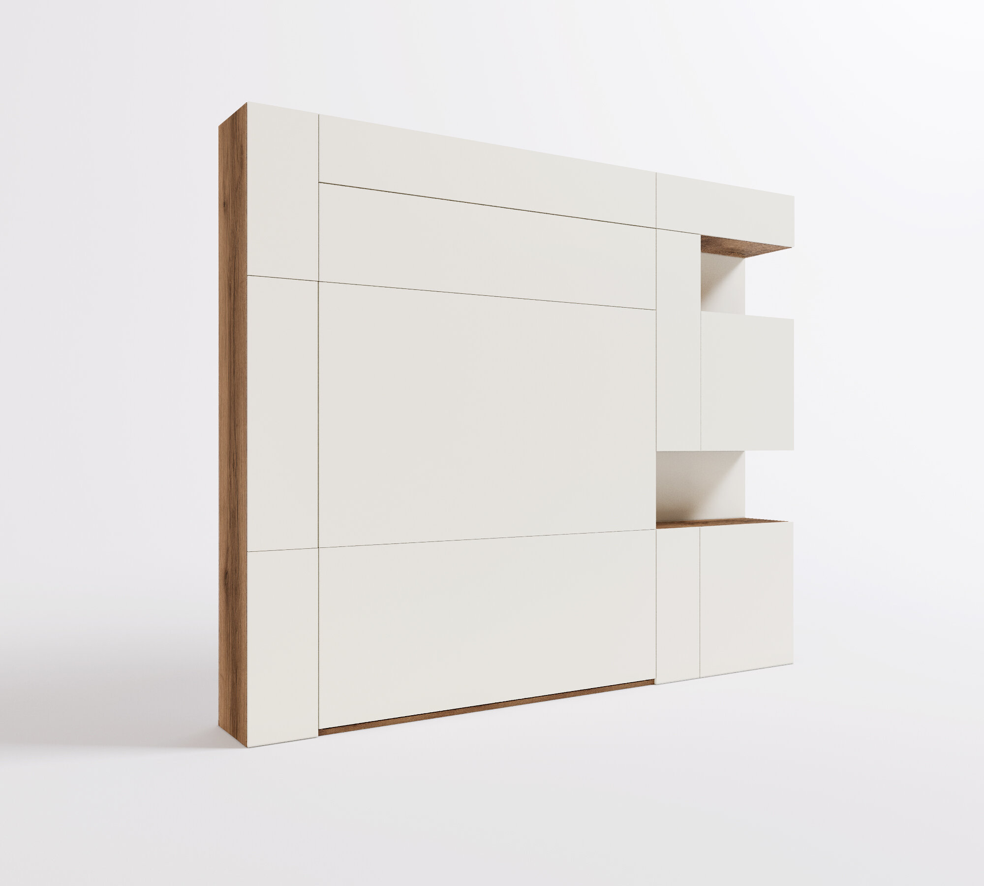 Шкаф кровать-трансформер Летто Максима 1400 исполнение 3/2 Янтарь