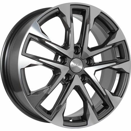 Колесный литой диск СКАД атакор R17x7 5x108 ET45 CB60.1 Almaz_graphite