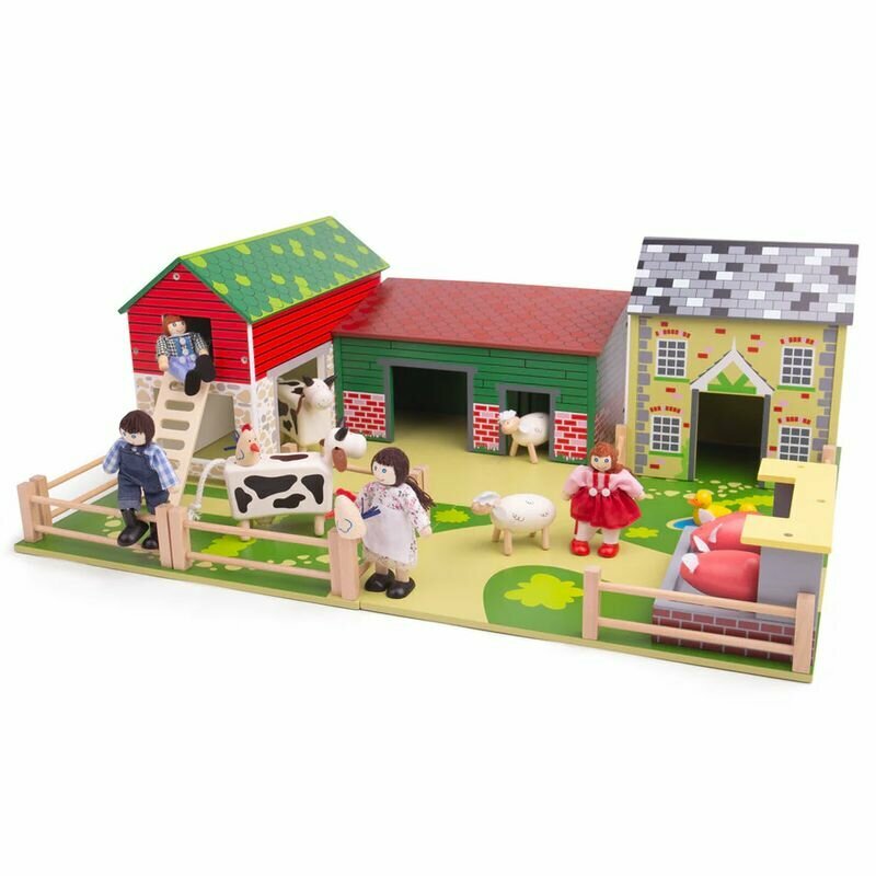 Игровой набор Tidlo ферма, деревянный