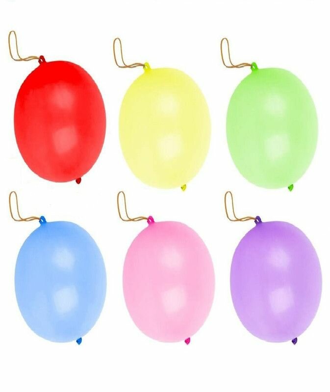 Набор Веселые шарики Панч-болл цветной 35х50 см 6 штук