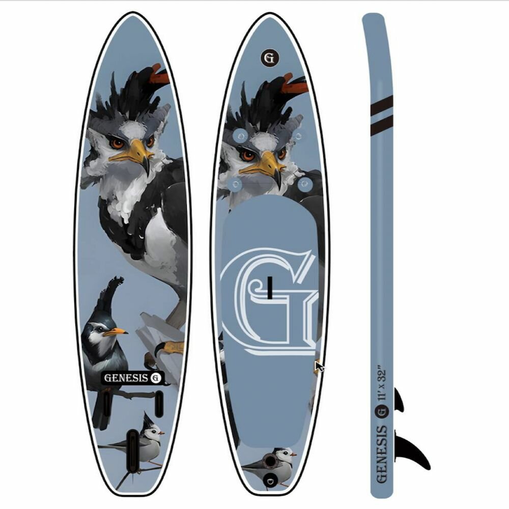Sup-доска Сапборд двухслойный надувной Genesis Eagle 335*81*15 Орел
