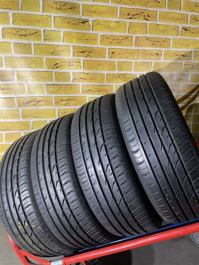Летние шины БУ Continental ContiPremiumContact 2 205/55 R17 91V комплект