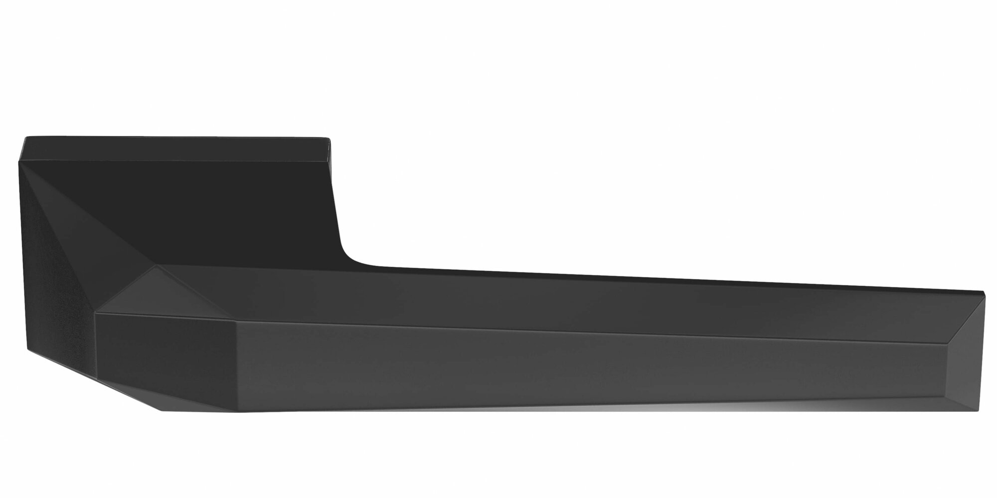 Ручка дверная Pallini (Паллини) Silver Стокгольм PAL-202-SQ MatBlack Цвет - Чёрный матовый