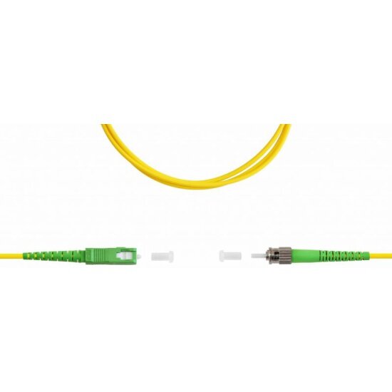 Патч-корд оптический Toplan , симплексный, SC/APC-ST/APC, SM 9/125, 10 м, LSZH