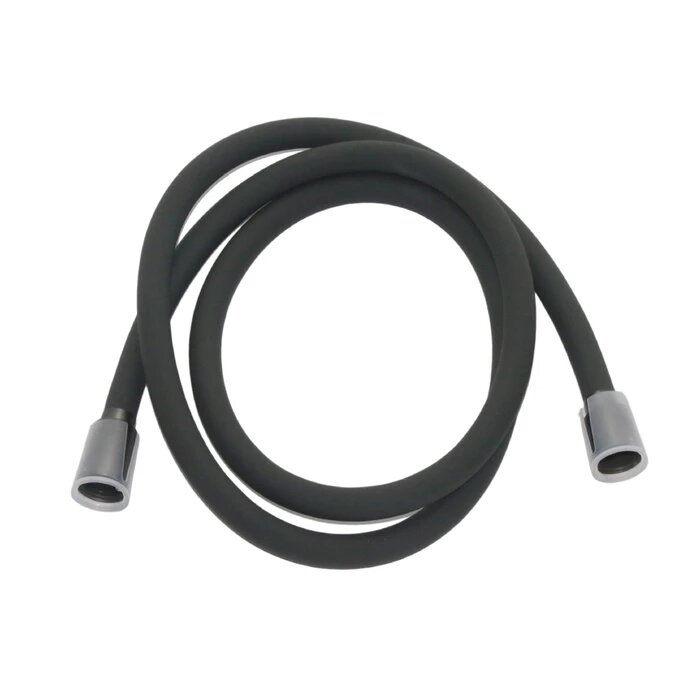Шланг для душа, графитовый матовый, силиконовый, 2,0м, Optima Home, IDDIS, OPH20GLi19