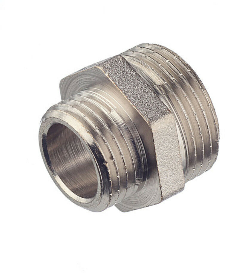 Ниппель переходный 3/4 НР(ш) х 1/2 НР(ш) латунный