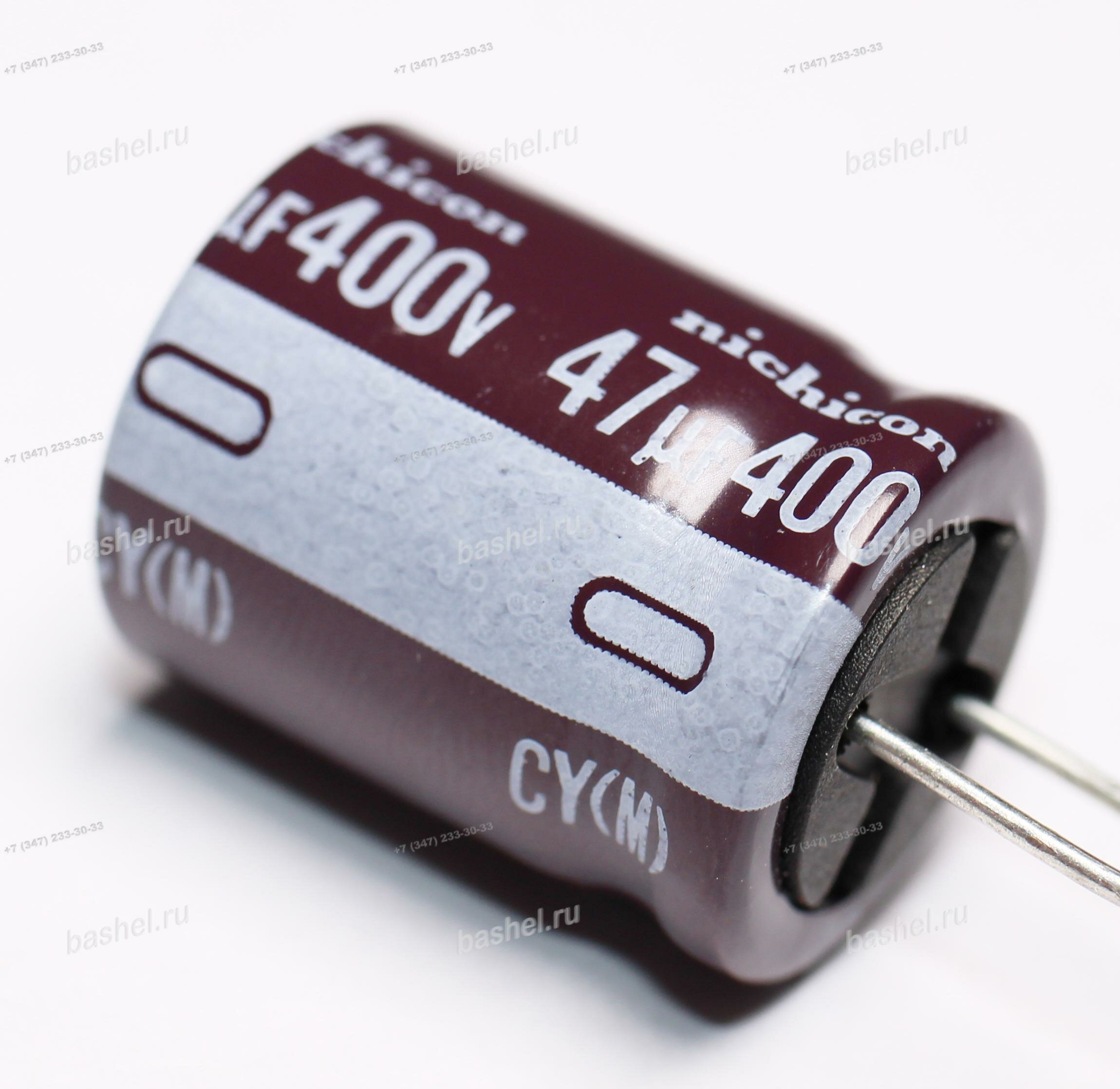 ECAP 47 мкФ / 400В (16х20) CY 105°C (12000ч.), Конденсатор электролитический, NICHICON