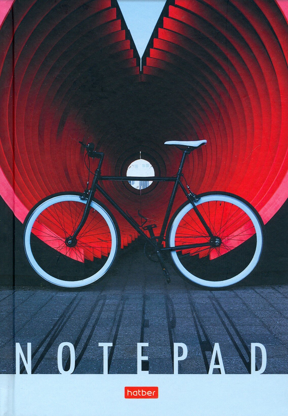 Бизнес-блокнот Велосипед, А5, 96 листов, клетка, линия