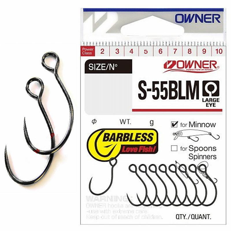 Крючок Owner S-55BLM (51611) BC №4 (8шт.)