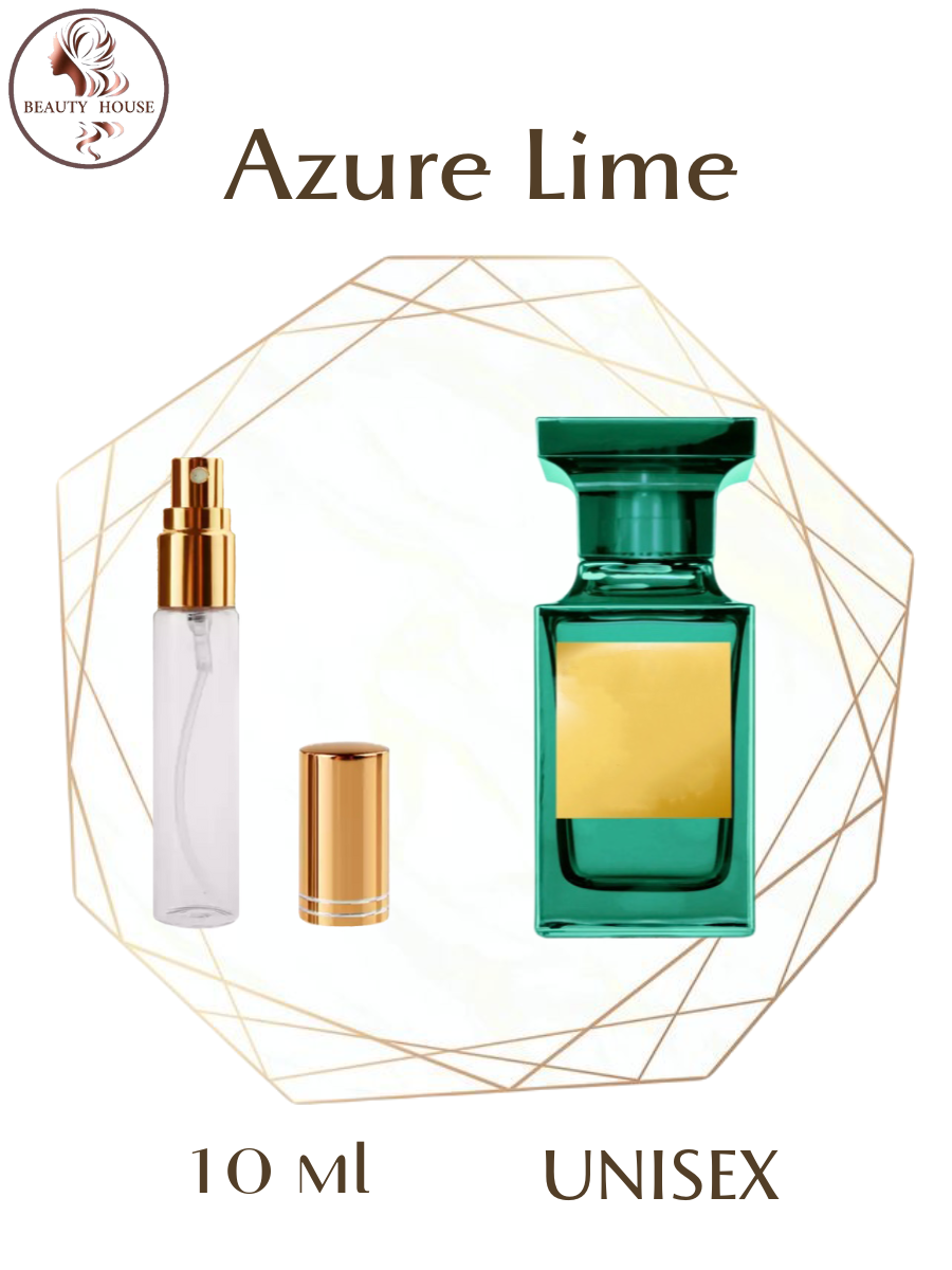 Духи парфюм Azure Lime спрей 10 мл унисекс, цветочные, древесные, мускусные